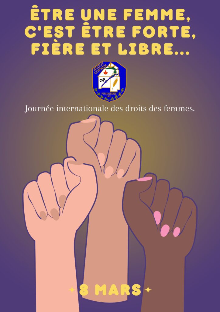 8 mars - Journée internationale des femmes — Ascot Corner