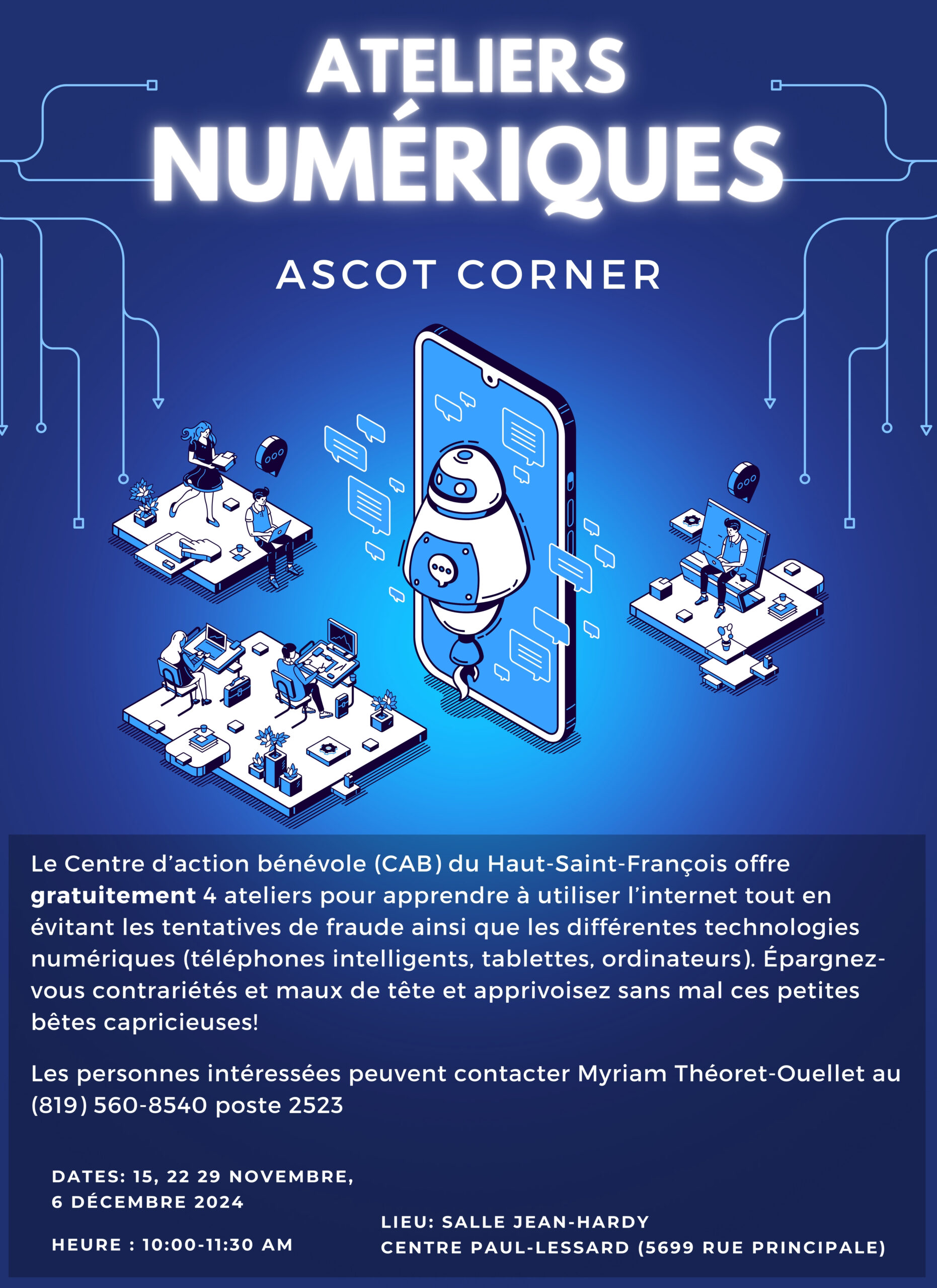 Des ateliers numériques à Ascot Corner : des trucs pour utiliser l ...